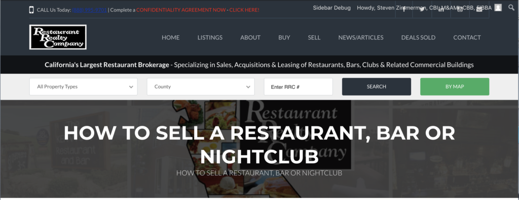 HOW TO SELL A RESTAURANT, BAR OR NIGHTCLUB - BROKER SAM